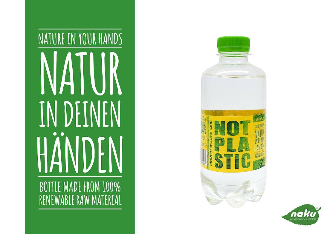 NOT PLASTIC WATER in the PLA bottle